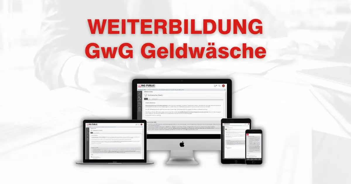 Geldwäsche (GwG): Online-Lehrgang mit Zertifikat