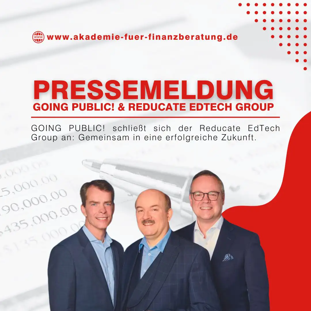 Partnerschaft: GOING PUBLIC! schließt sich Reducate EdTech an